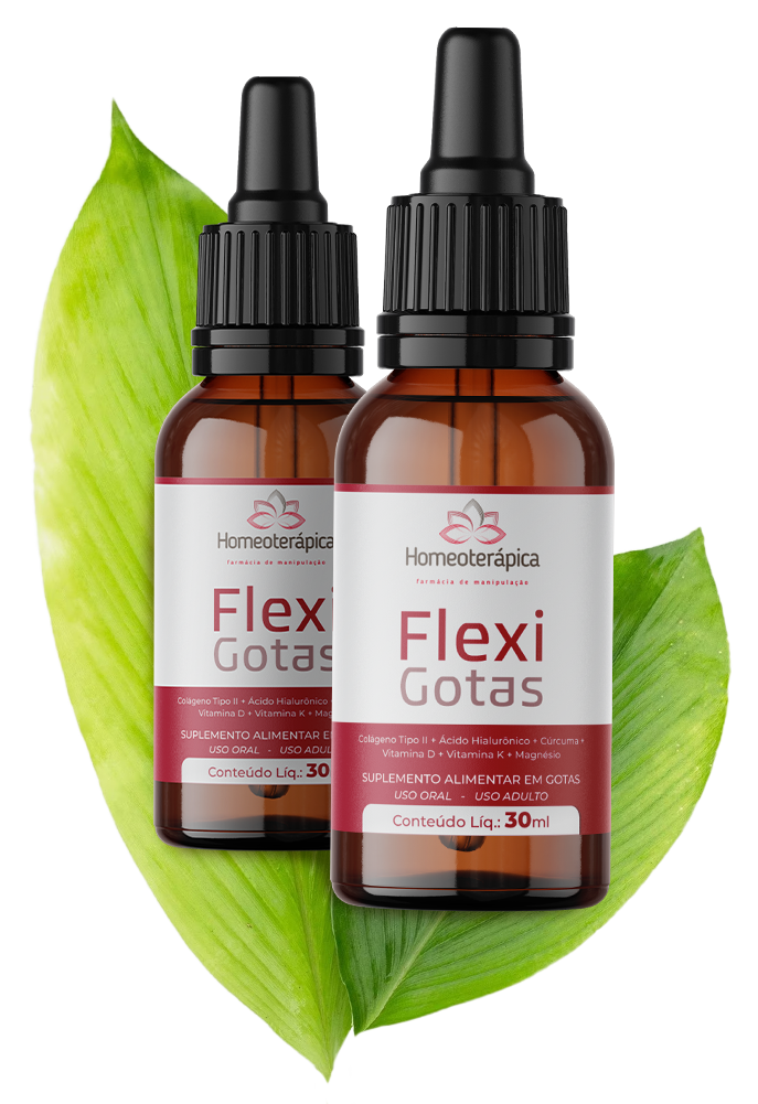 FlexiGotas - Suplemento 100% Natural contra Dores Articulares