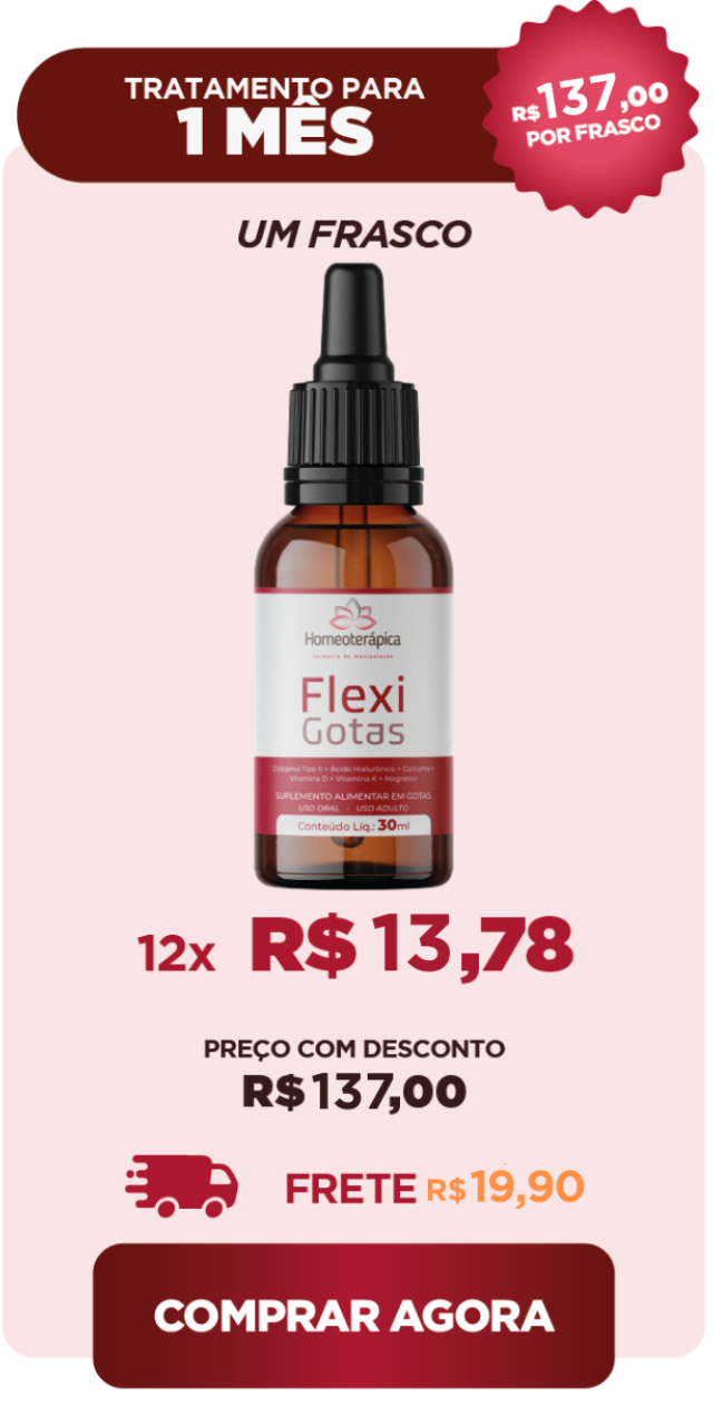 FlexiGotas - Suplemento 100% Natural contra Dores Articulares